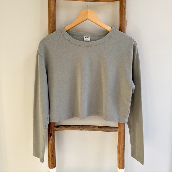 Sunday Best | Tops | Sunday Best Aritzia Baby Waffle Long Sleeve Crop ...